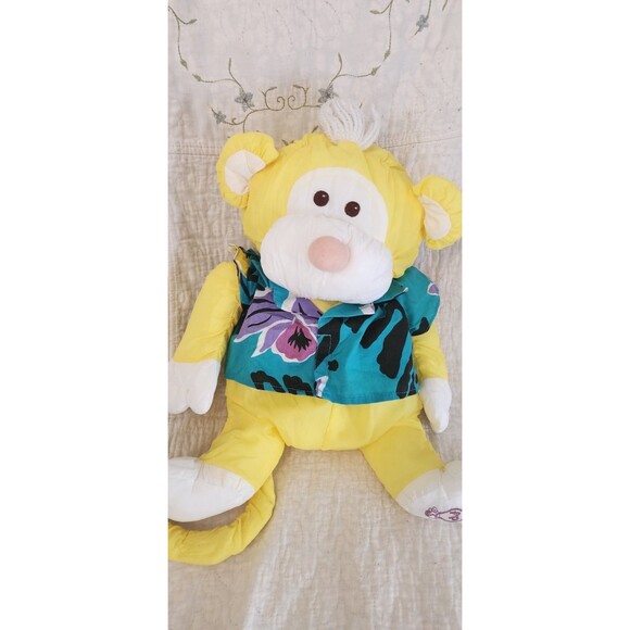 Fisher-Price | Toys | Vintage 987 Fisherprice Puffalump Yellow Monkey ...